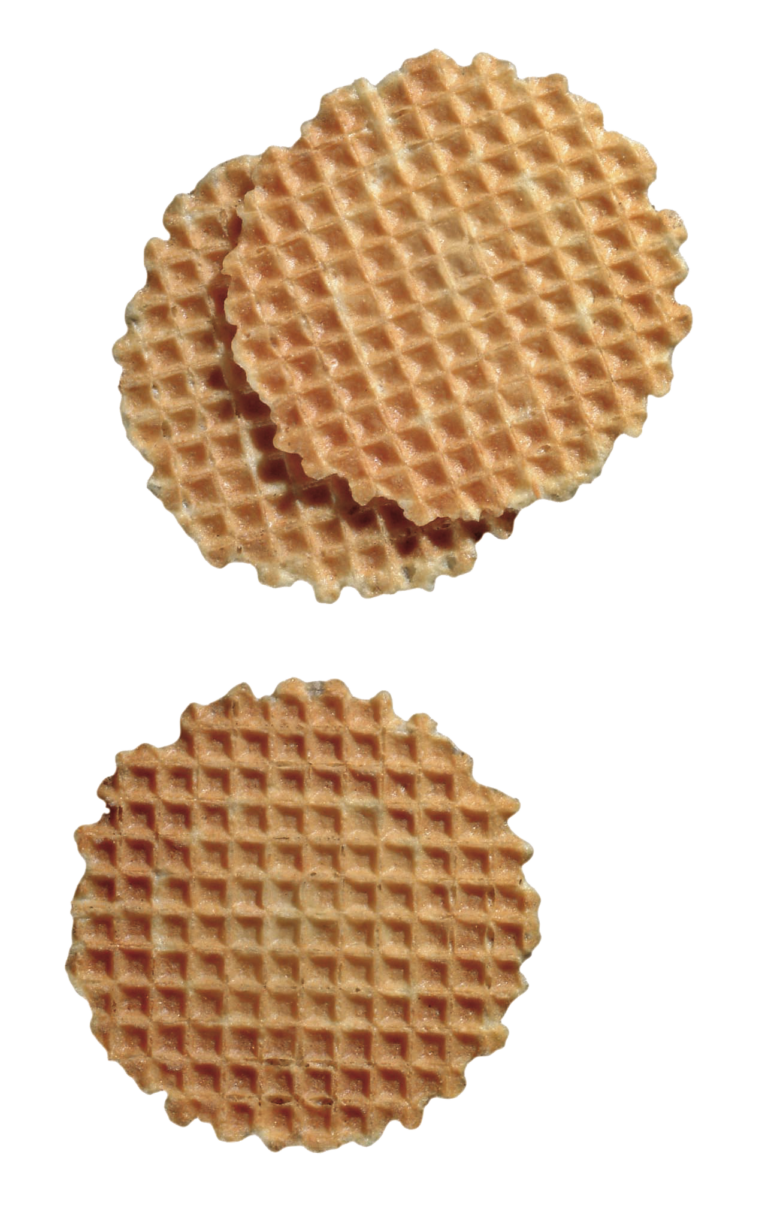 Biscuit Rond Gaufrés - SOPAGLACE MAÎTRE ARTISAN GLACIER